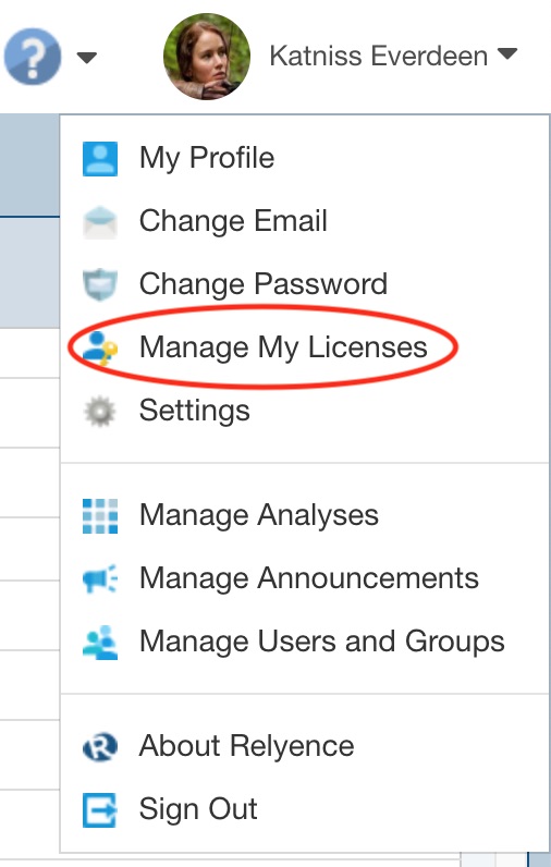 Manage My Licenses Manage My Licenses